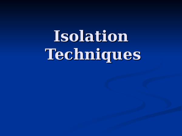 ایران فایلز | پاورپوینت تکنیک های جداسازی Isolation Techniques به زبان ...